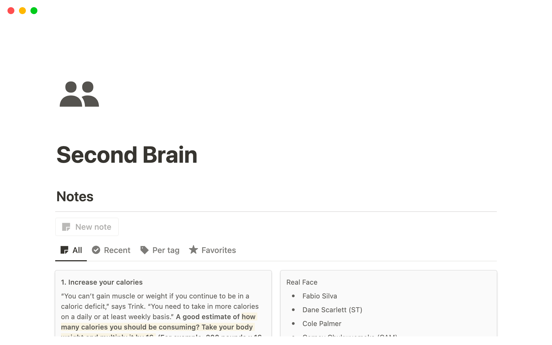 Second Brain Template | Notion Marketplace