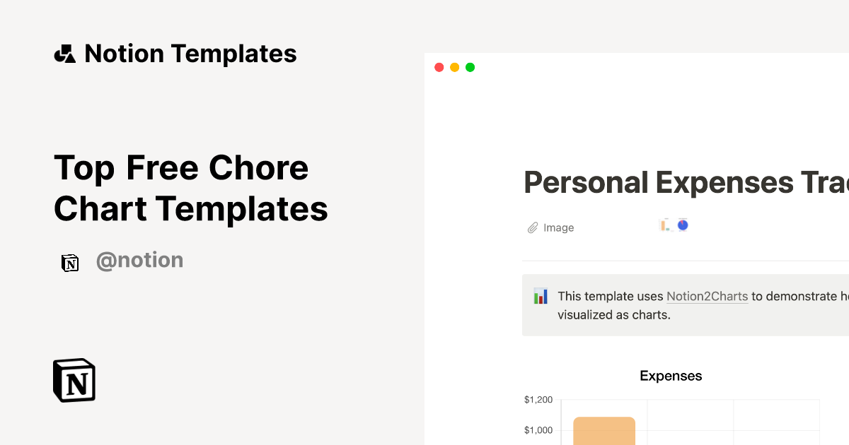Top Free Chore Chart Templates | Notion Template Marketplace Top Free Chore Chart Templates | Notion Template Marketplace