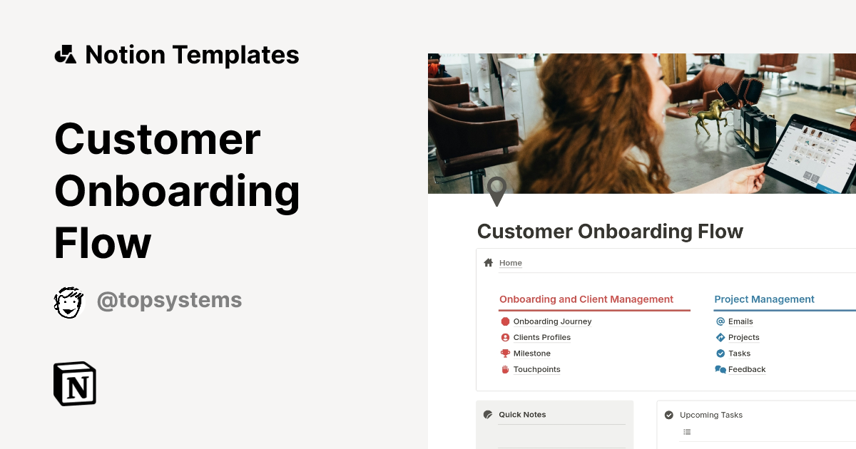 Customer Onboarding Flow | Notion Template