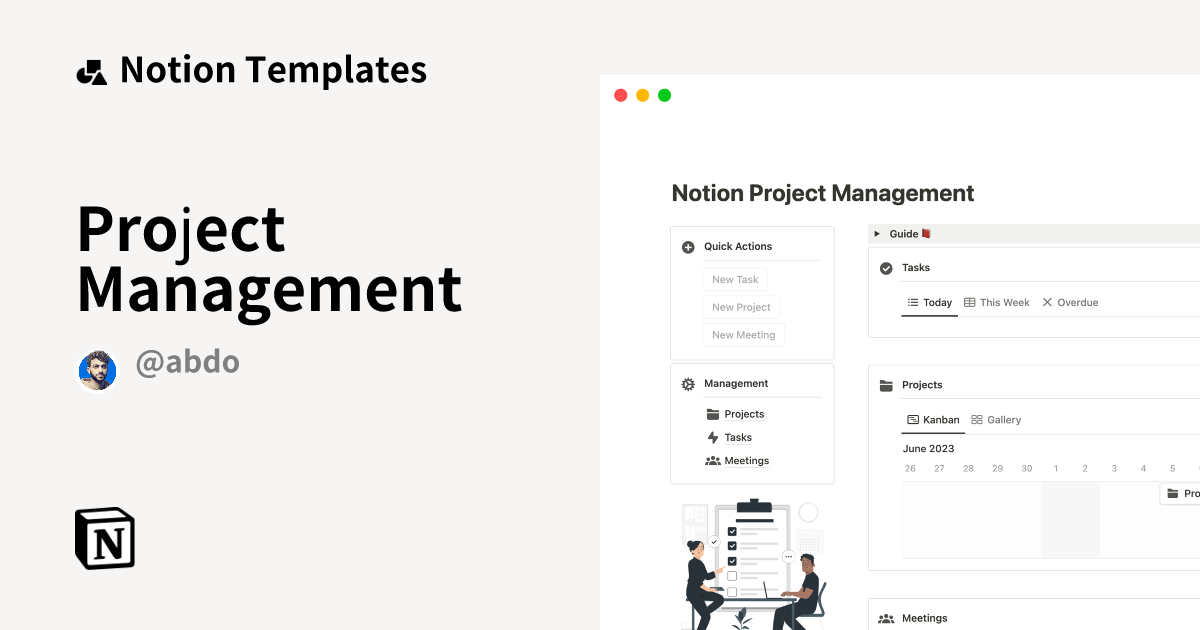 Notion Project Management Template | Notion Marketplace