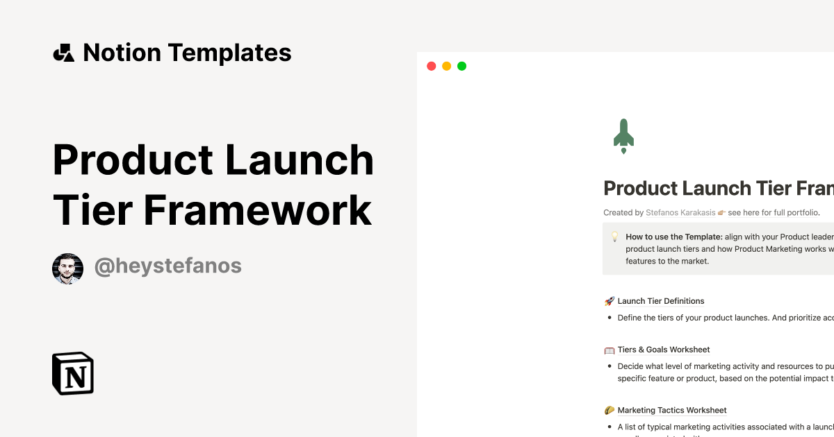 Product Launch Framework _ Product Launch Strategy Template – IRMT