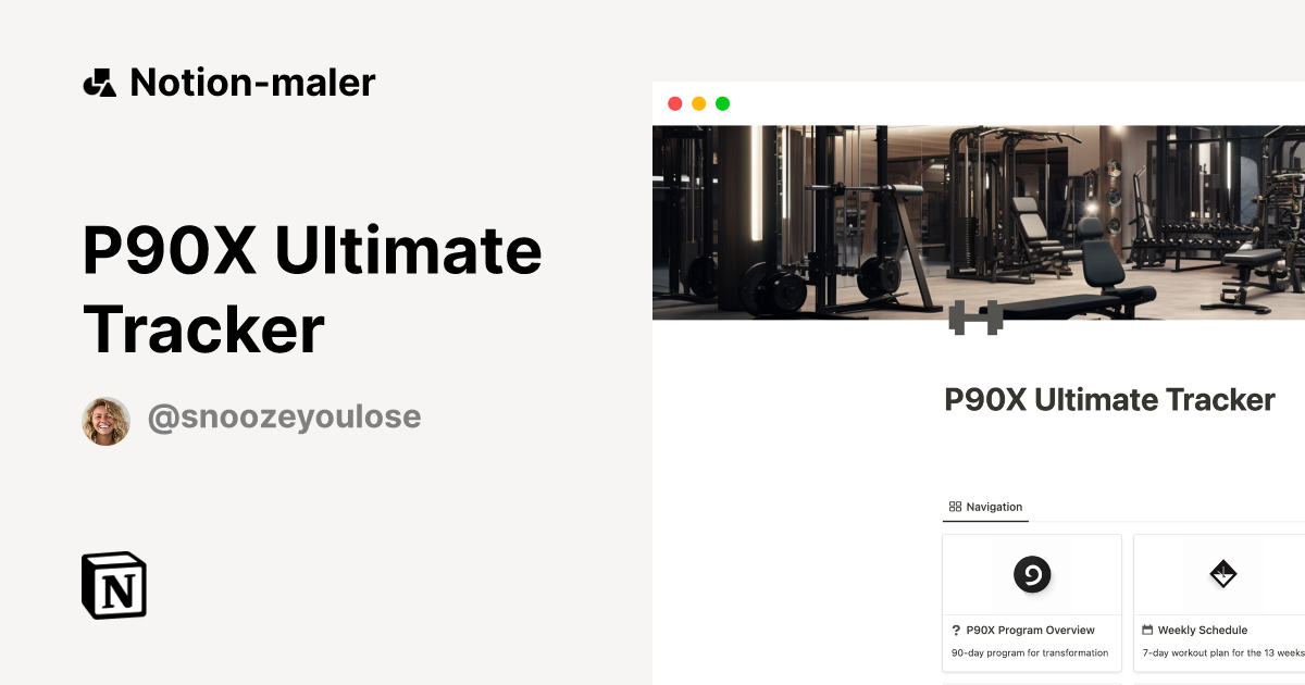 P90x Workout Tracker Excel | EOUA Blog